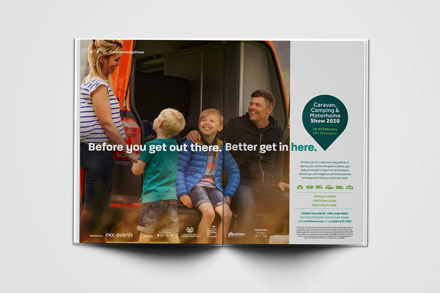 Case Study: Caravan, Camping and Motorhome Show — Leisure Creative ...